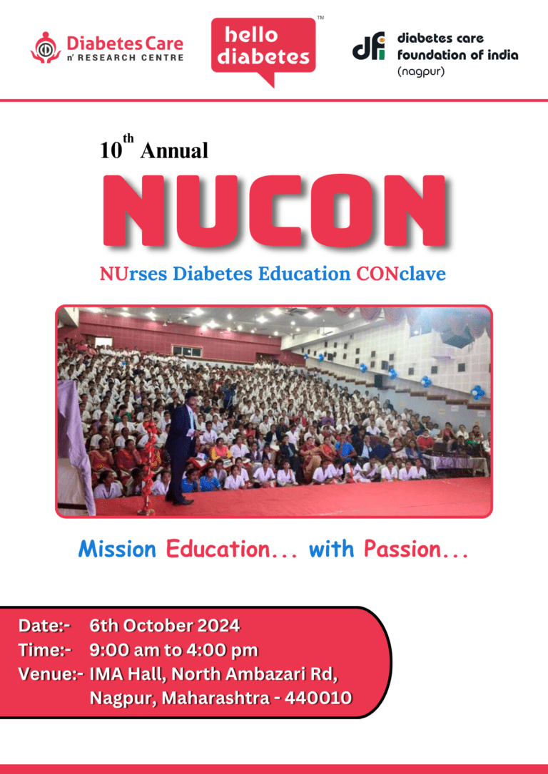 10th Annual NUCON 2024 - Diabetes Nagpur, Diabetes Care Centre, Dr ...